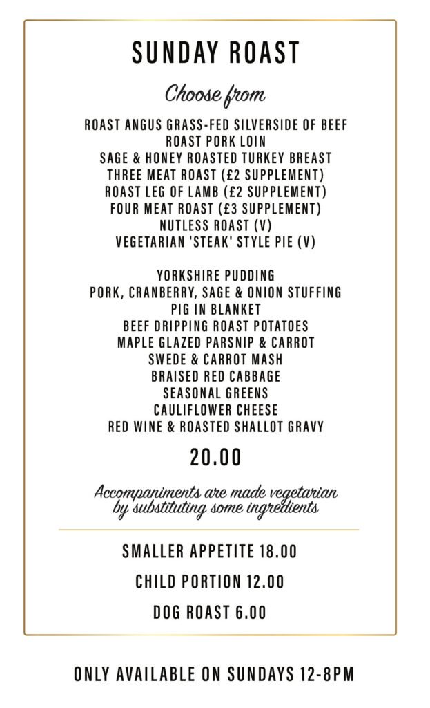 The Raven Pub Menu - Delicious Food & Drinks in Farndon