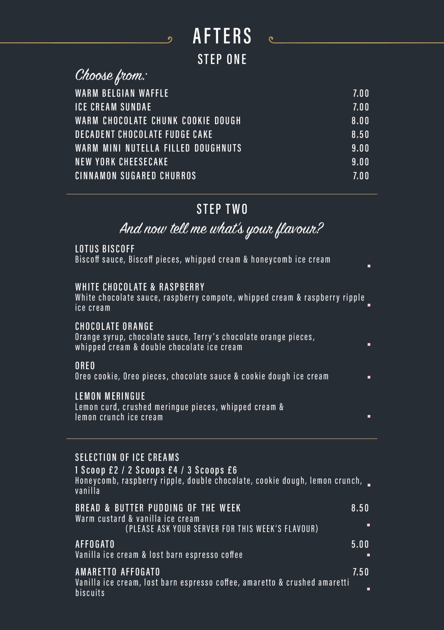 The Raven Pub Menu - Delicious Food & Drinks in Farndon