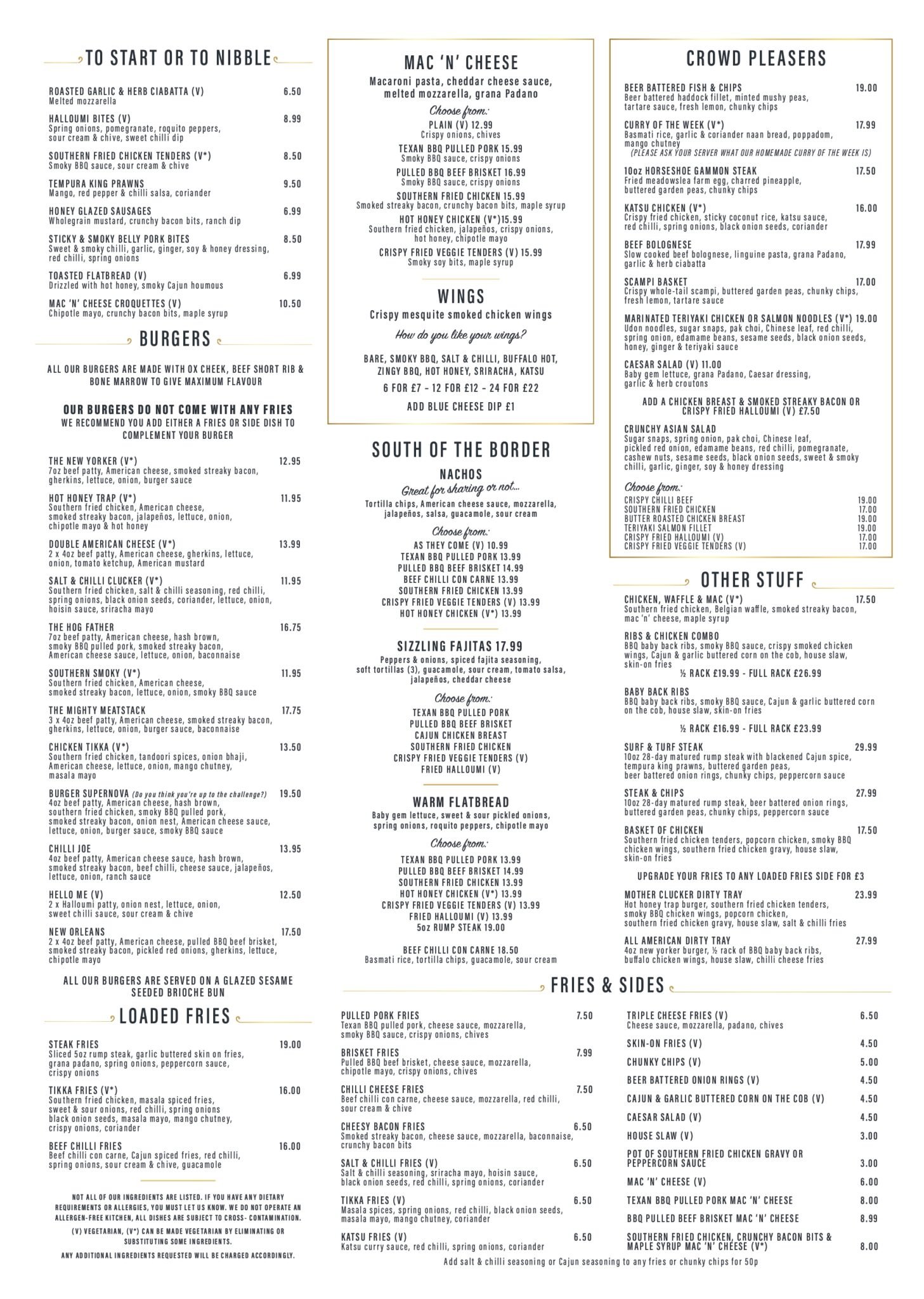 The Raven Pub Menu - Delicious Food & Drinks in Farndon